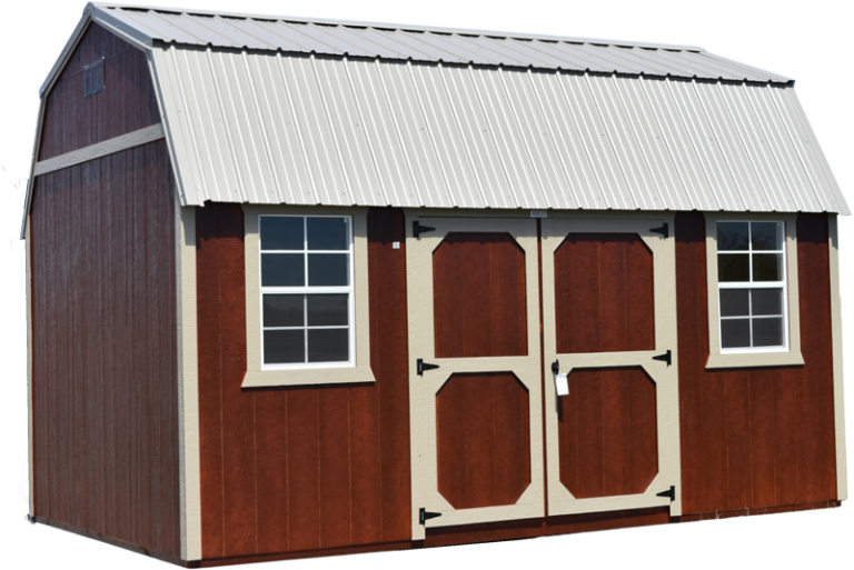 Side Lofted Barns - Derksen Portable Buildings